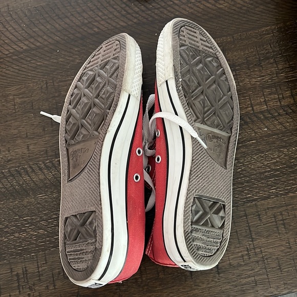 Converse | Shoes | Red Low Rise Converse | Poshmark